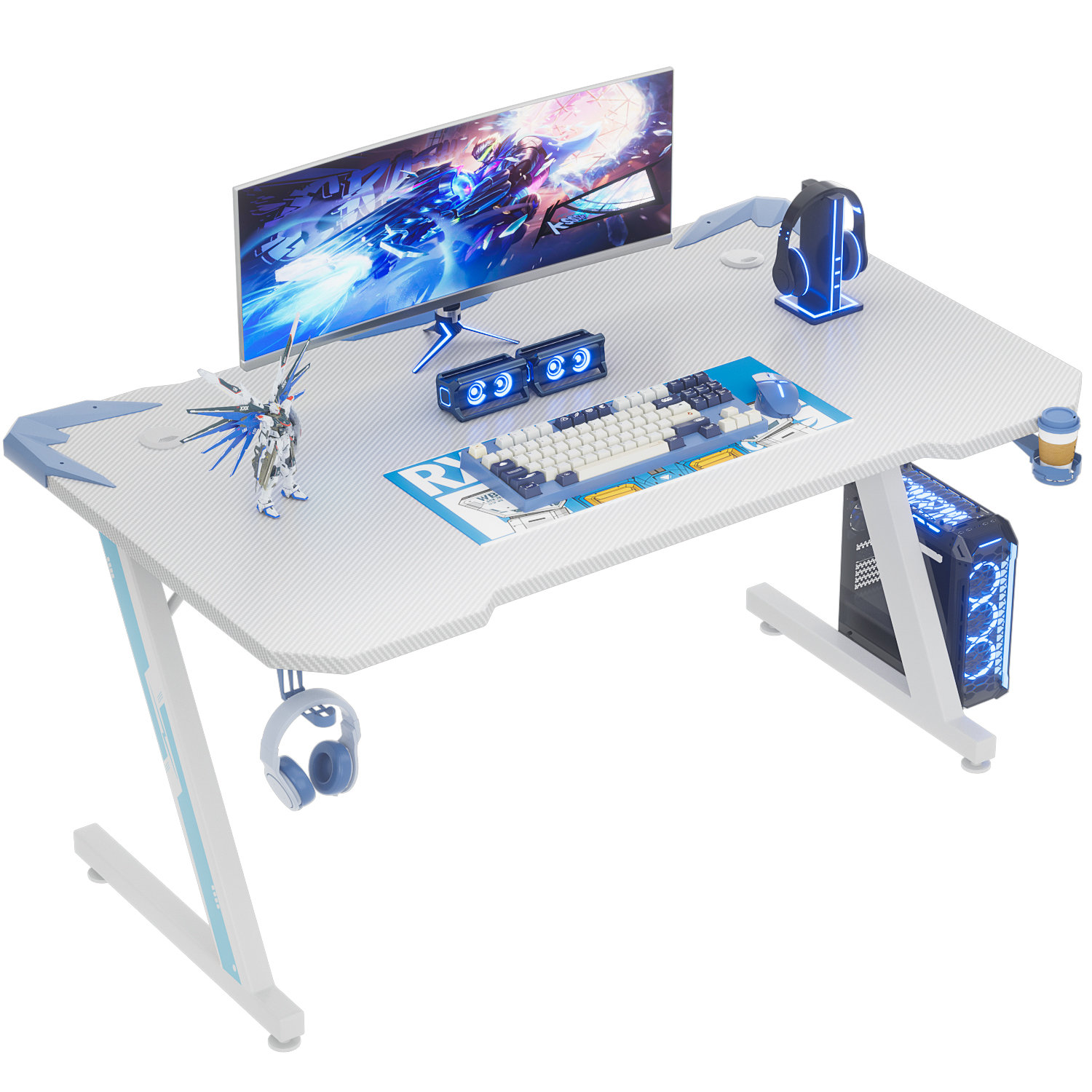The Twillery Co. Manderson Gaming Desk Reviews Wayfair